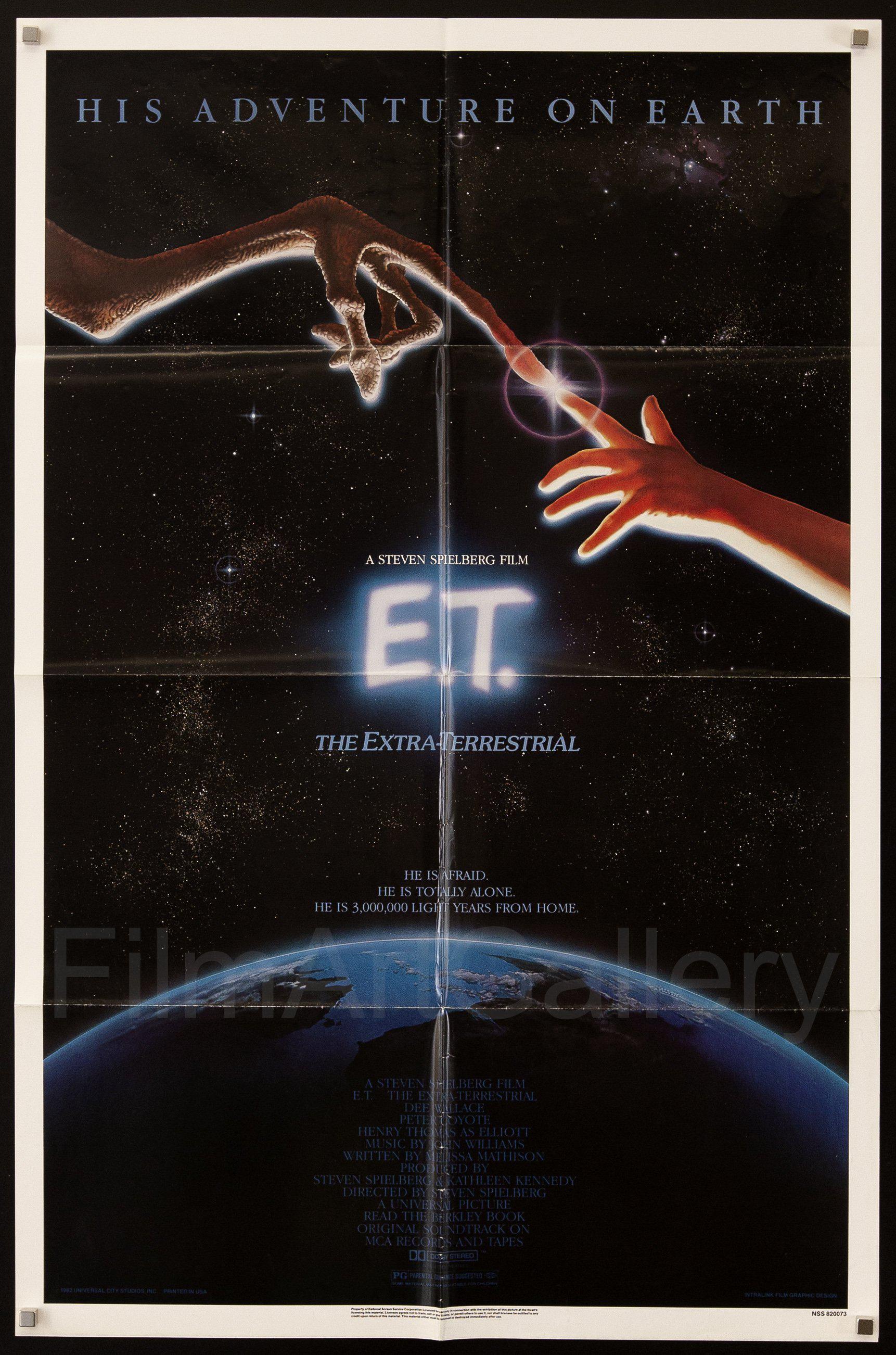 E.T. Movie Poster 1982 1 Sheet (27x41)