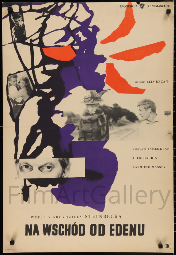 East of Eden Movie Poster 1959 Polish A1 (23x33)