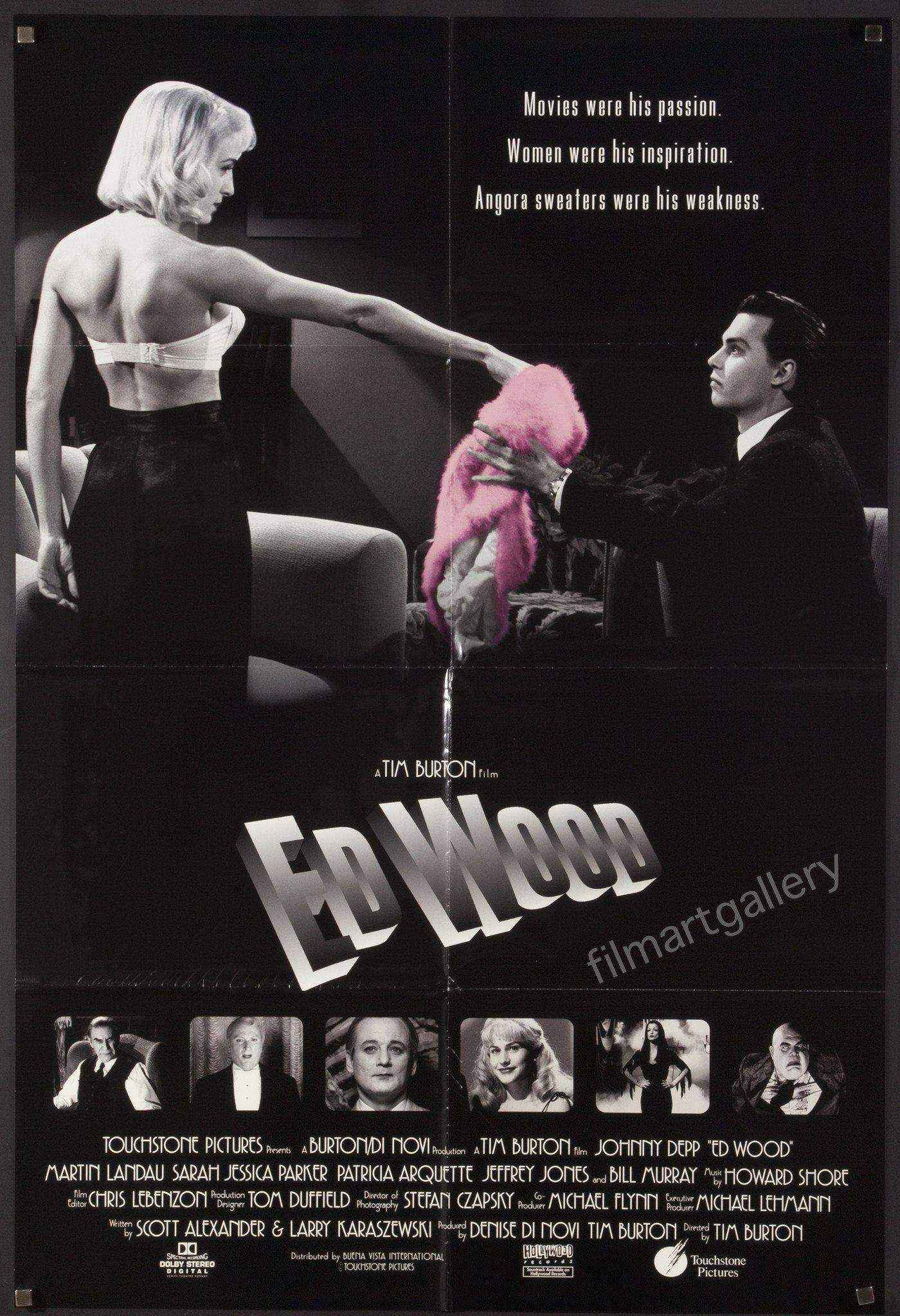 Ed Wood Movie Poster 1994 1 Sheet (27x41)