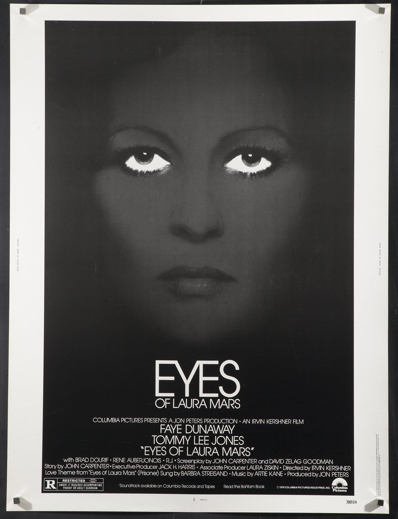 Eyes of Laura Mars Movie Poster 1978 U.S. 30x40