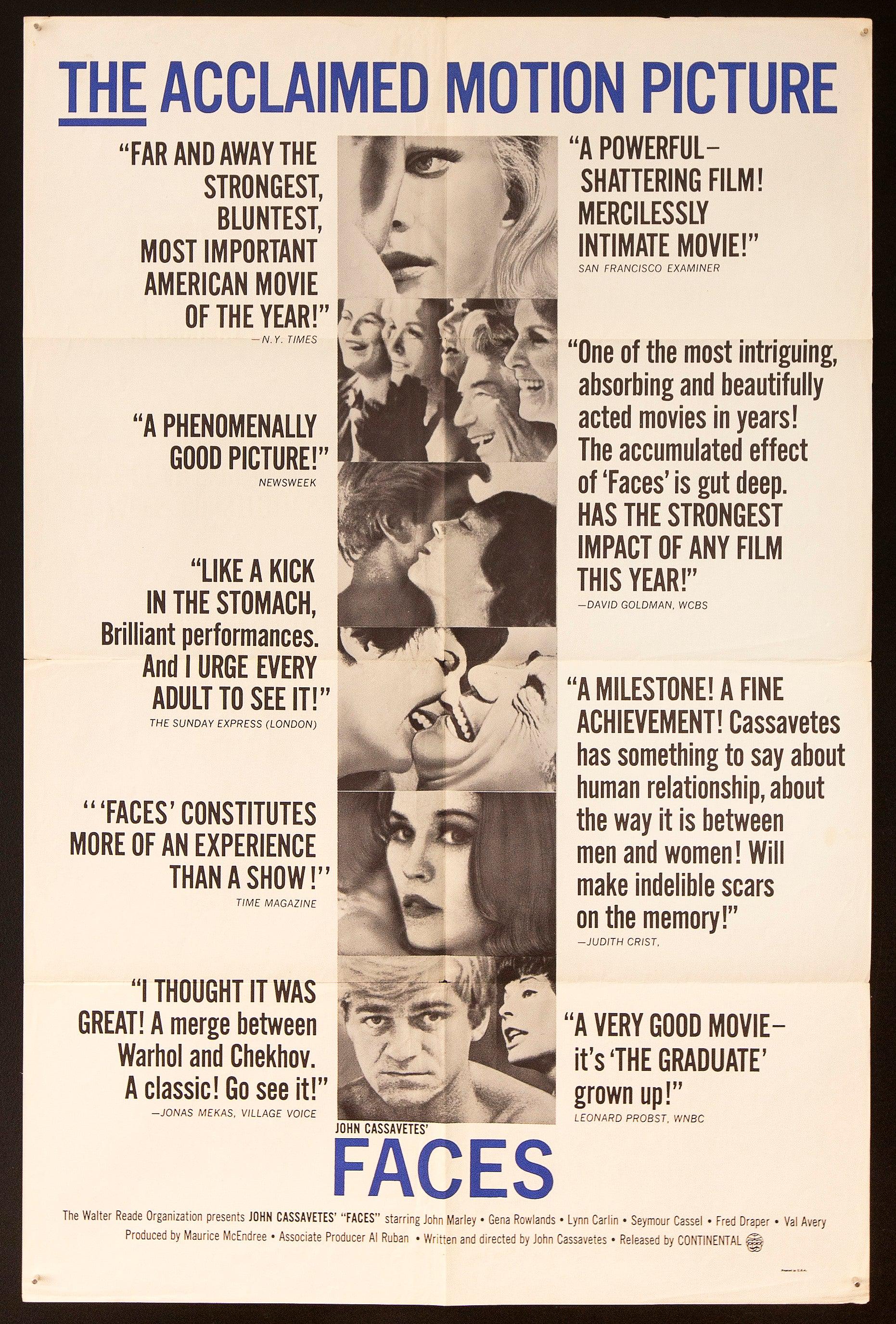 faces 1968 poster