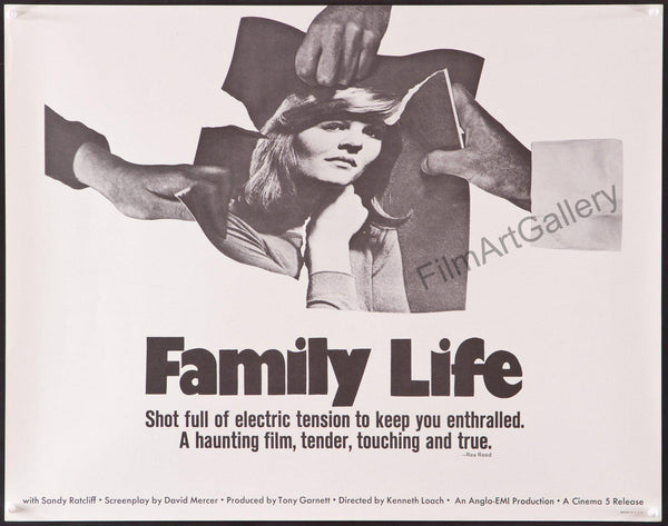 Family Life Movie Poster 1972 Half sheet (22x28)