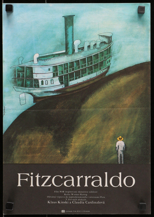 Fitzcarraldo Movie Poster 1982 Czech Mini (11x16)
