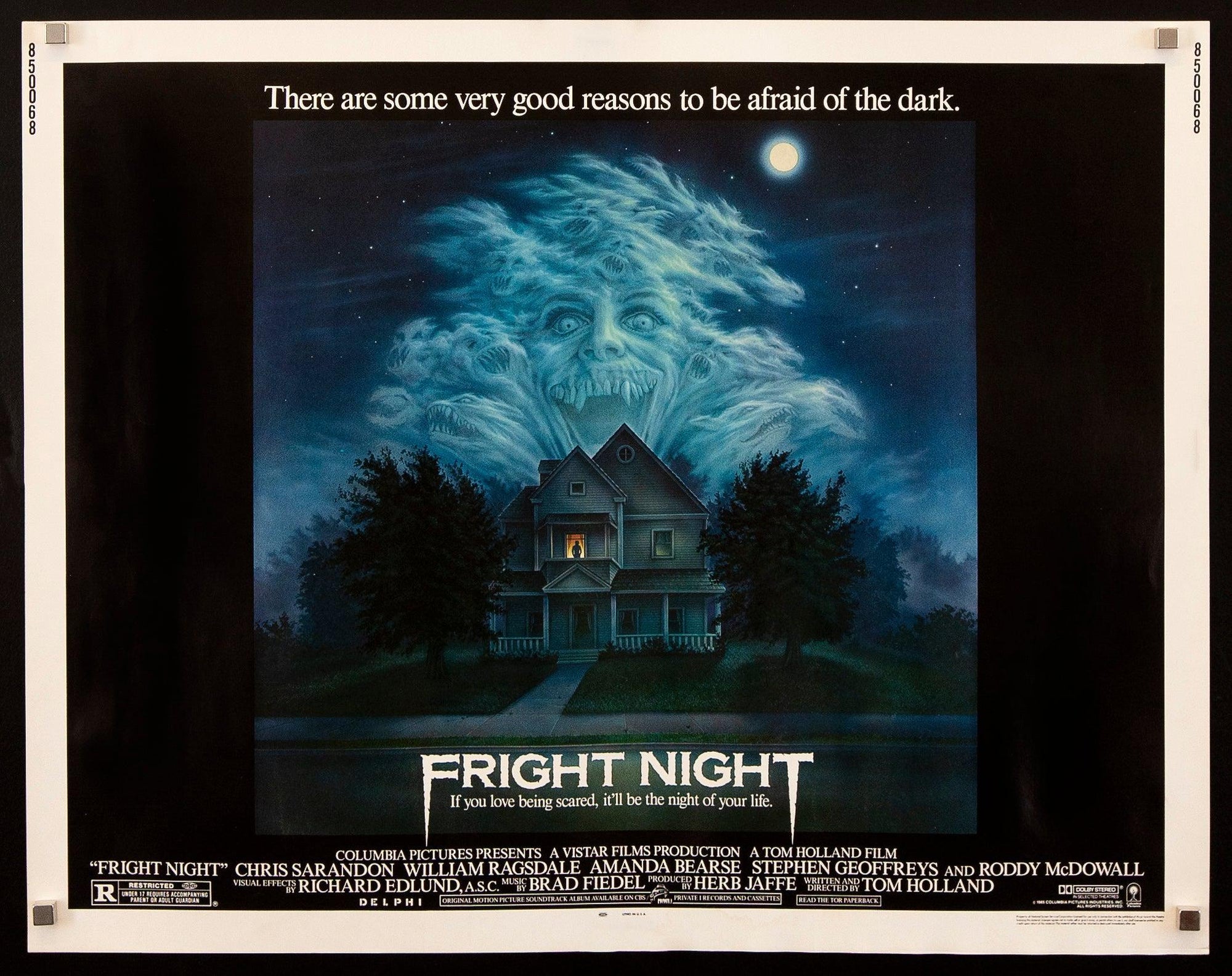 Fright Night Movie Poster 1985 Half Sheet (22x28)