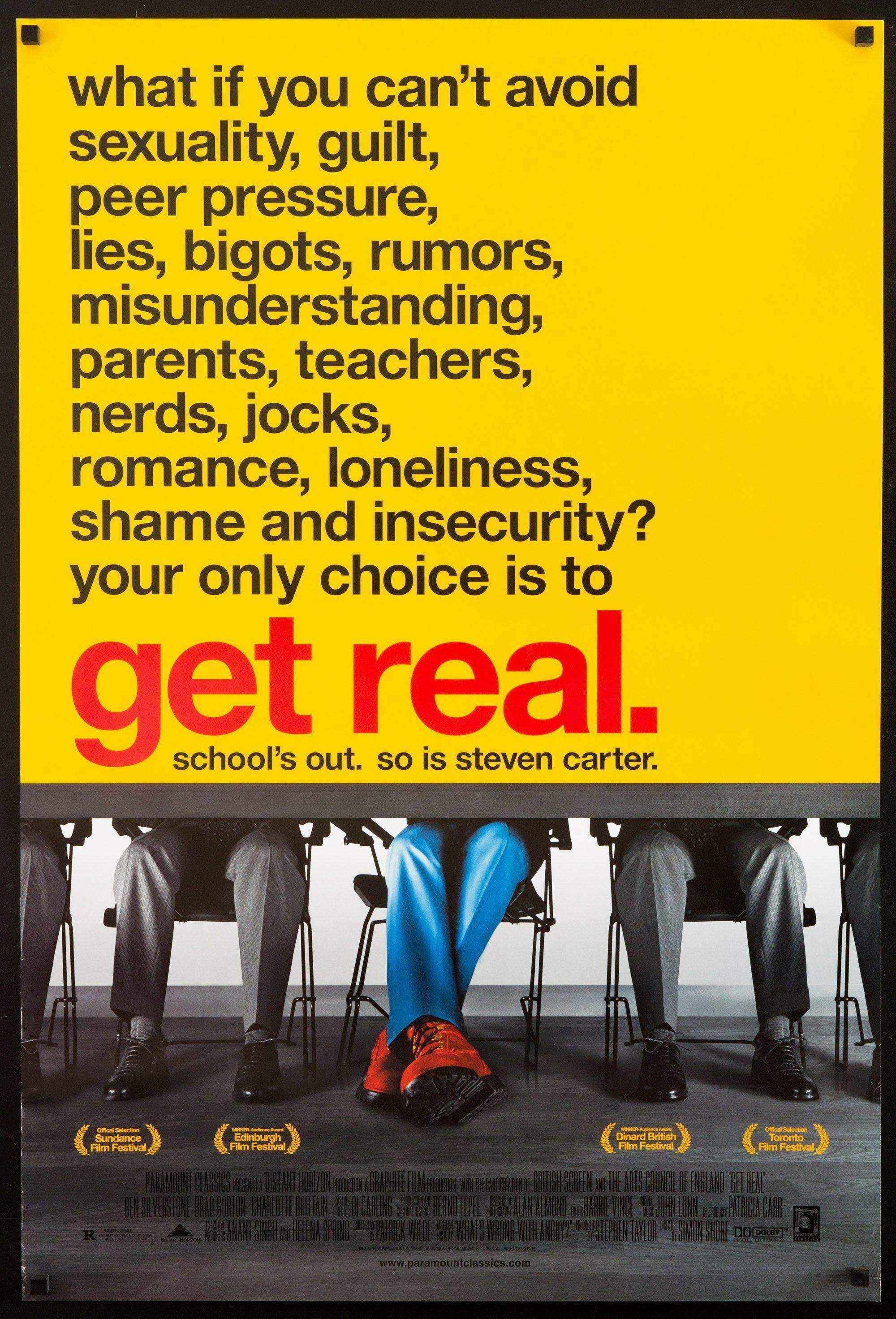 Get Real Movie Poster 1999 1 Sheet (27x41)