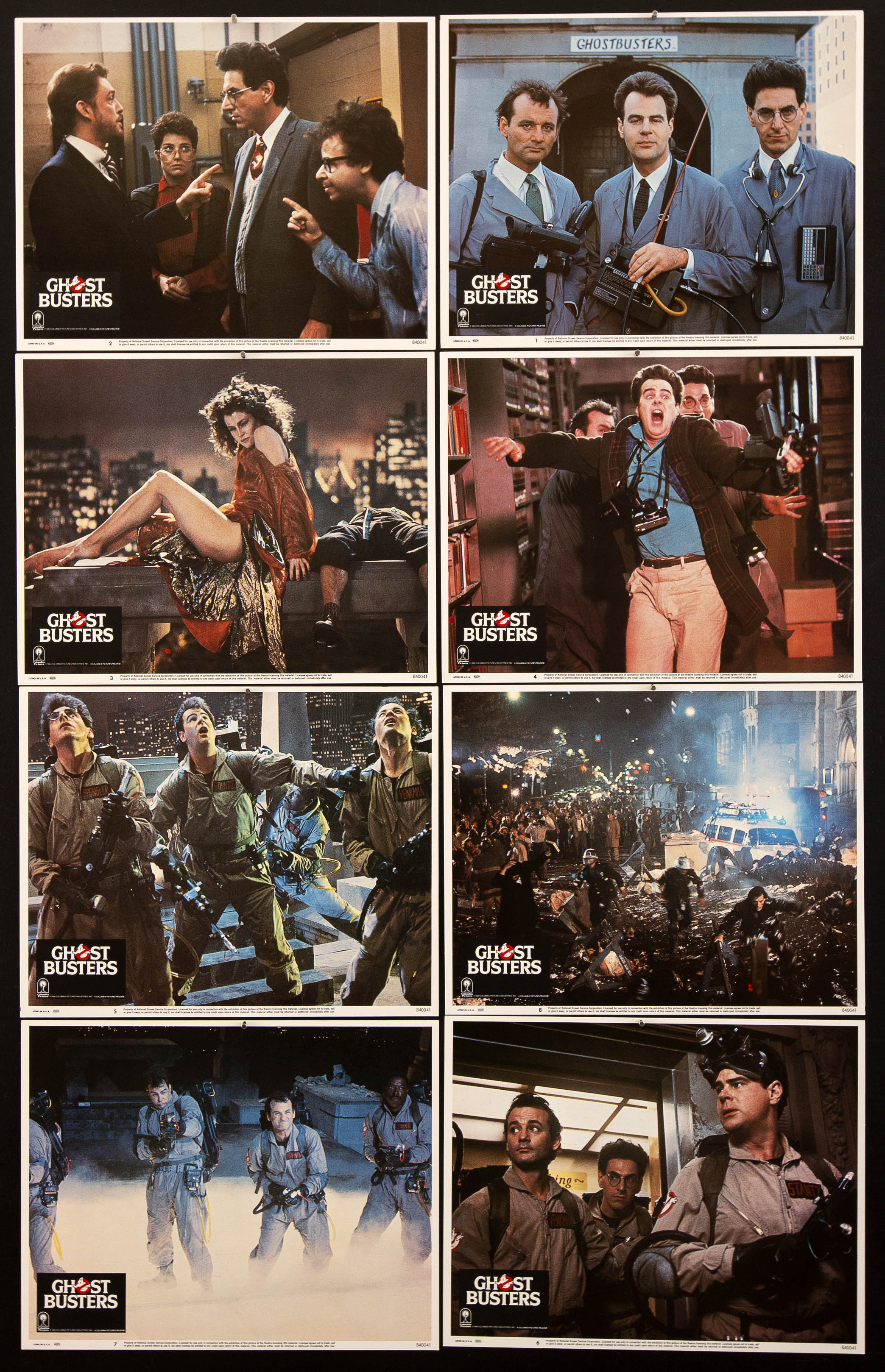 ghostbusters library cards