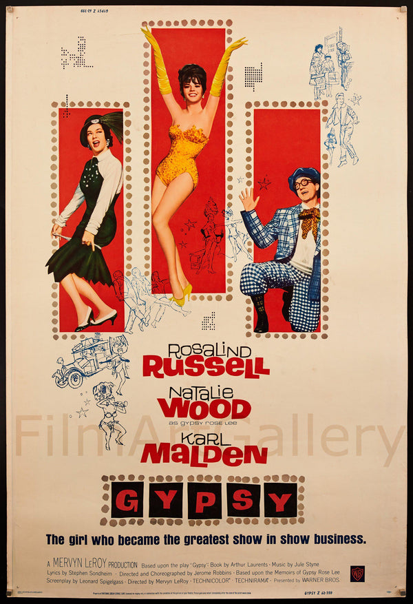 Gypsy Movie Poster 1962 40x60