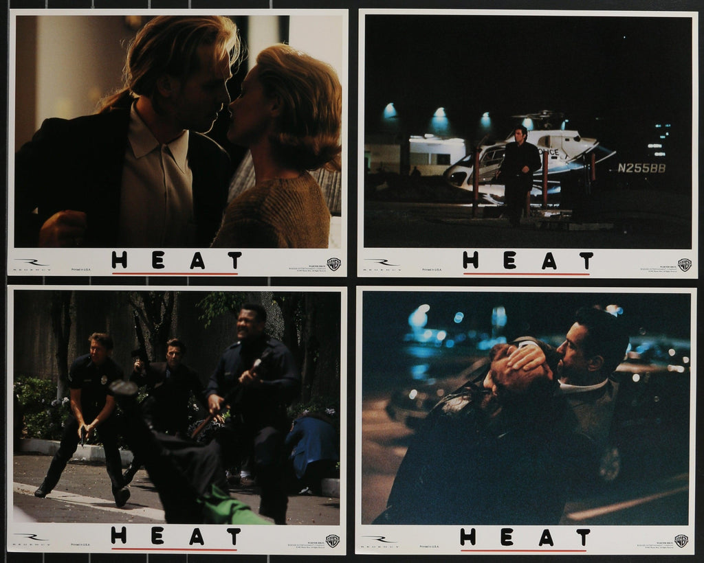 Heat Movie Poster 1995 Lobby Card Set (8-11x14)