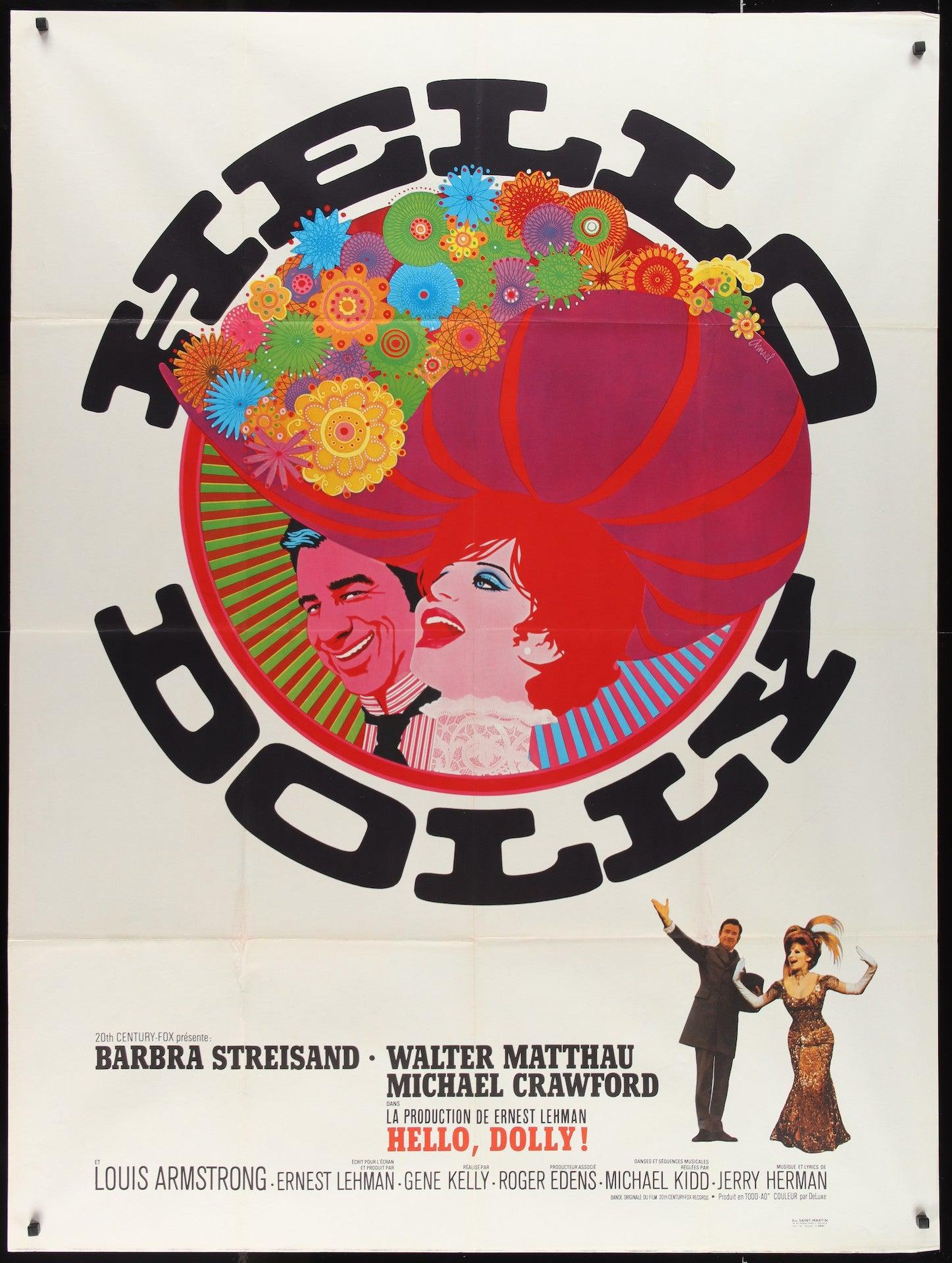 Hello, Dolly! Movie Poster 1969 French 1 Panel (47x63)