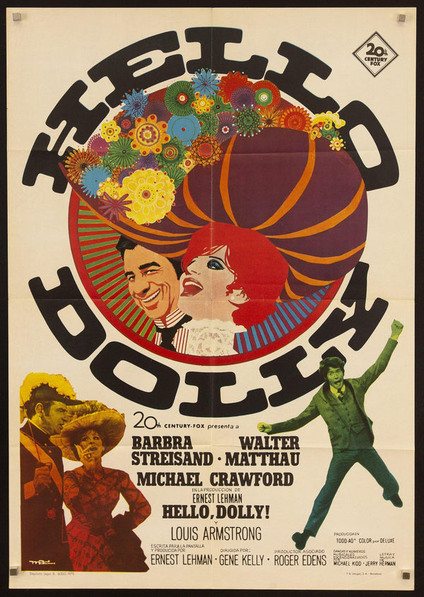 Hello, Dolly! Movie Poster 1969 1 Sheet (27x41)