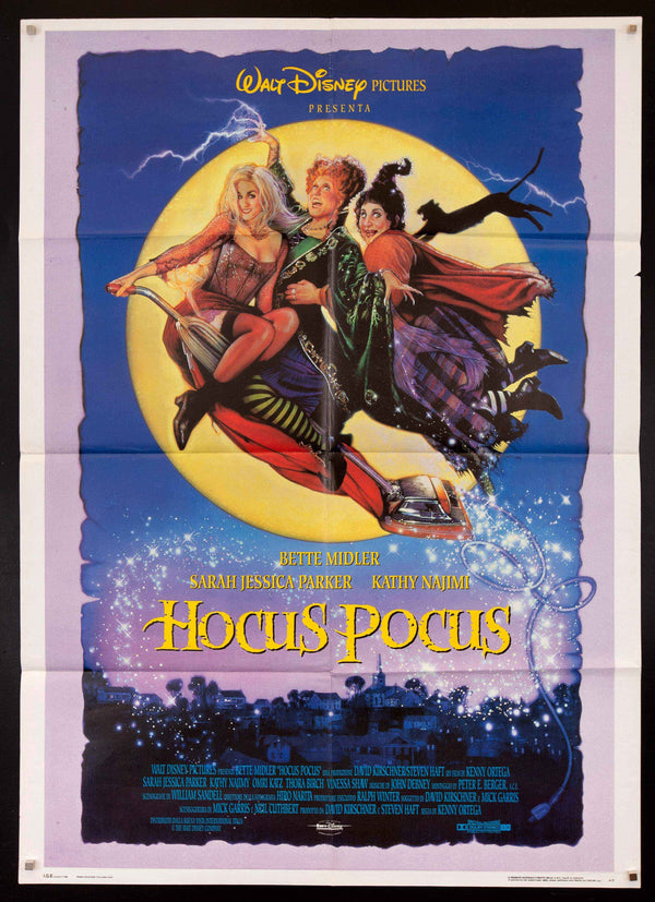 Hocus Pocus Movie Poster 1994 Italian 2 Foglio (39x55)