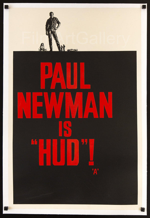 Hud Movie Poster 1963 20x30