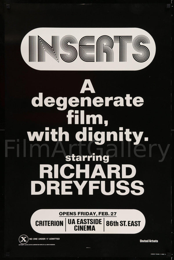 Inserts Movie Poster 1976 1 Sheet (27x41)