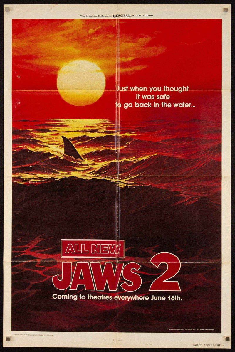 Jaws 2 Movie Poster 1978 1 Sheet (27x41)