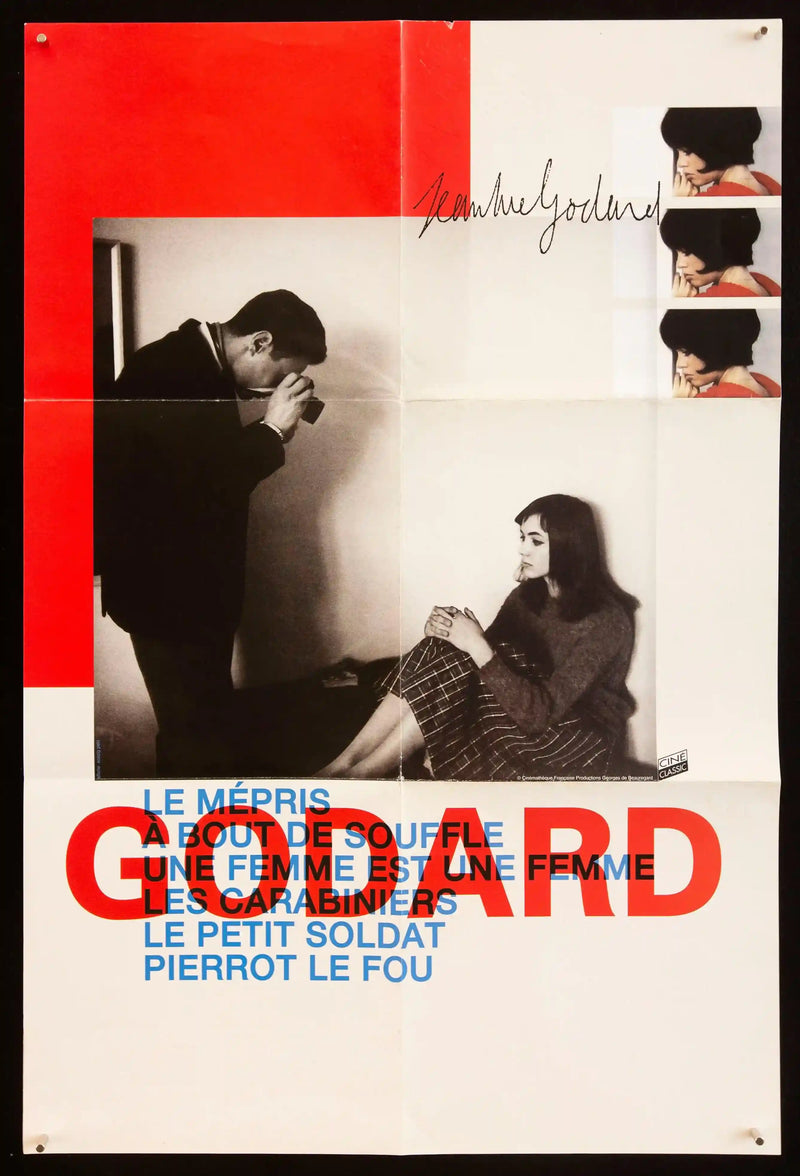 Jean-Luc Godard Festival Movie Poster 1990s French mini (16x23)