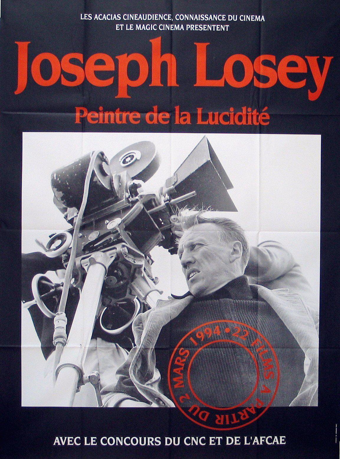 Joseph Losey Film Festival Movie Poster 1994 French 1 panel