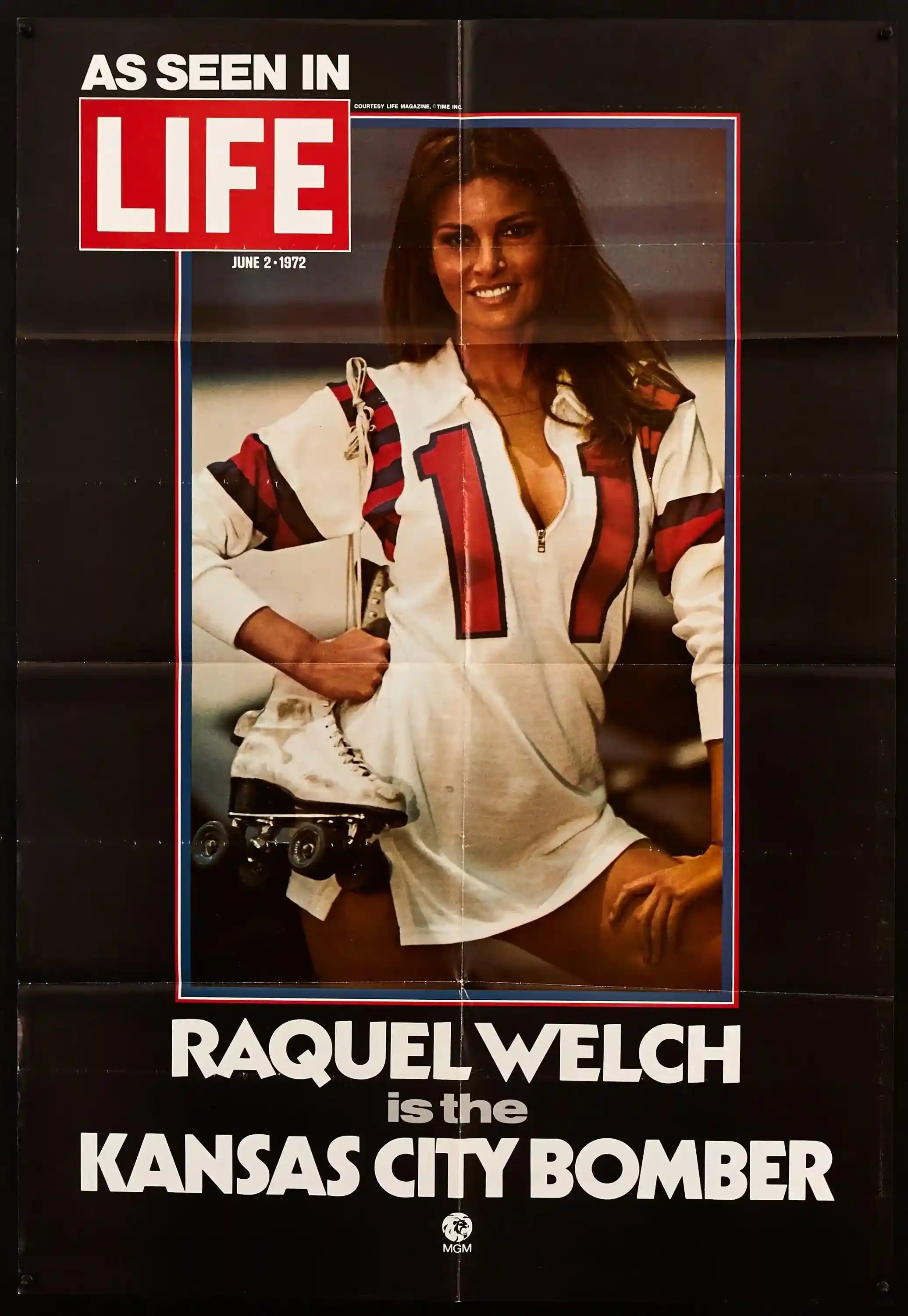 Kansas City Bomber Movie Poster 1972 1 Sheet (27x41)