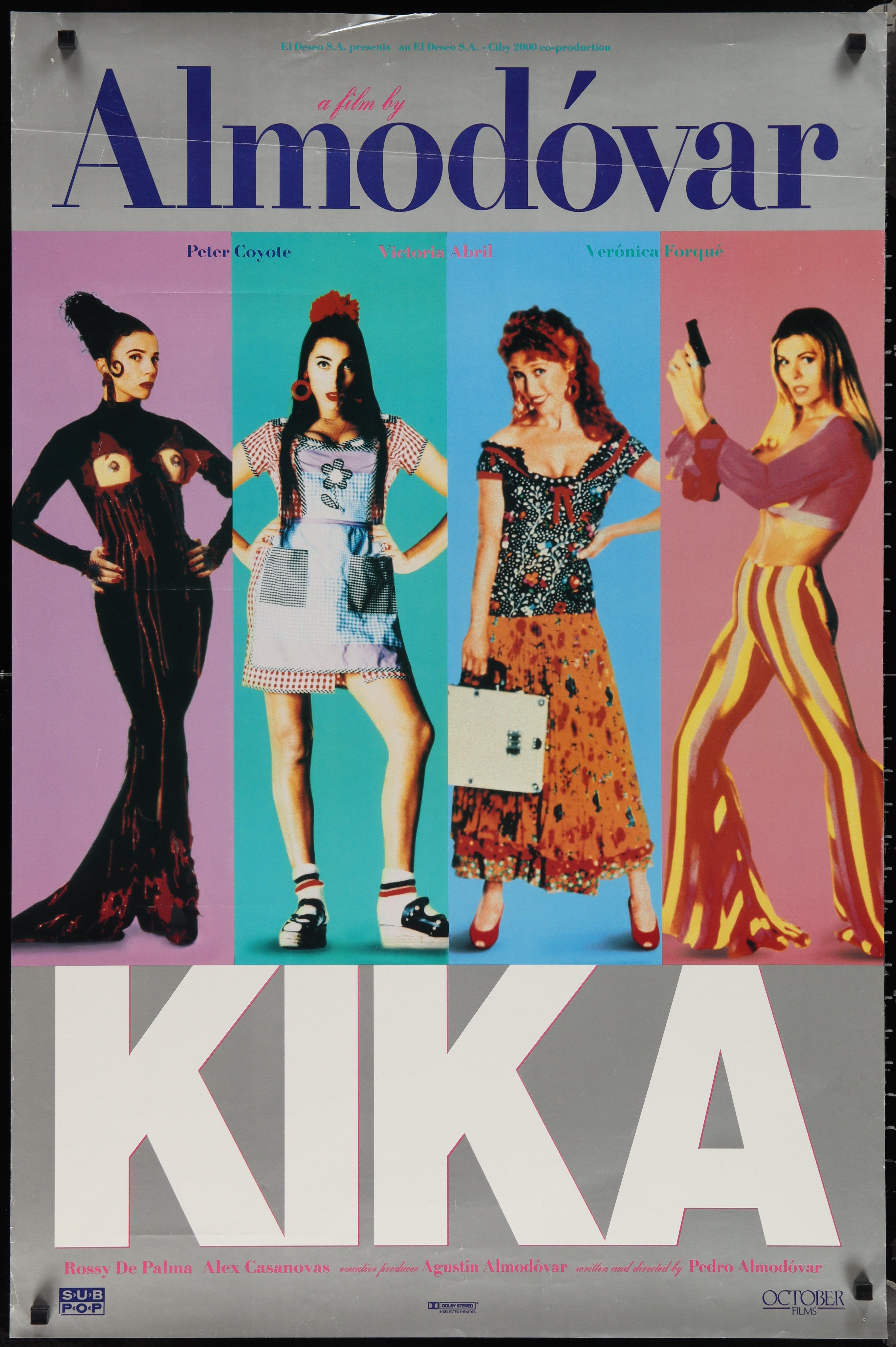 Kika Movie Poster 1993 1 Sheet (27x41)