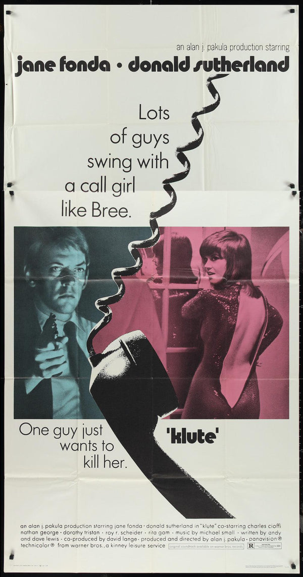 Klute Movie Poster 1971 3 Sheet (41x81)