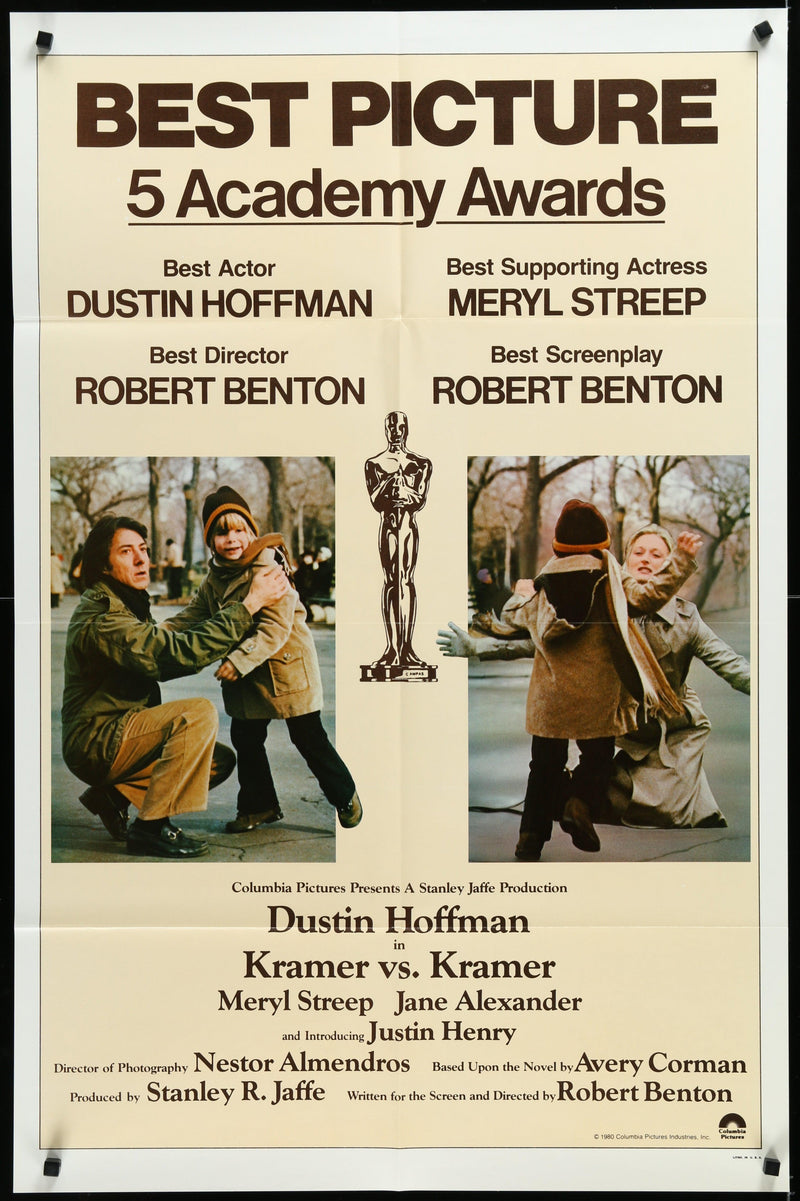 Kramer Vs. Kramer Movie Poster 1979 1 Sheet (27x41)