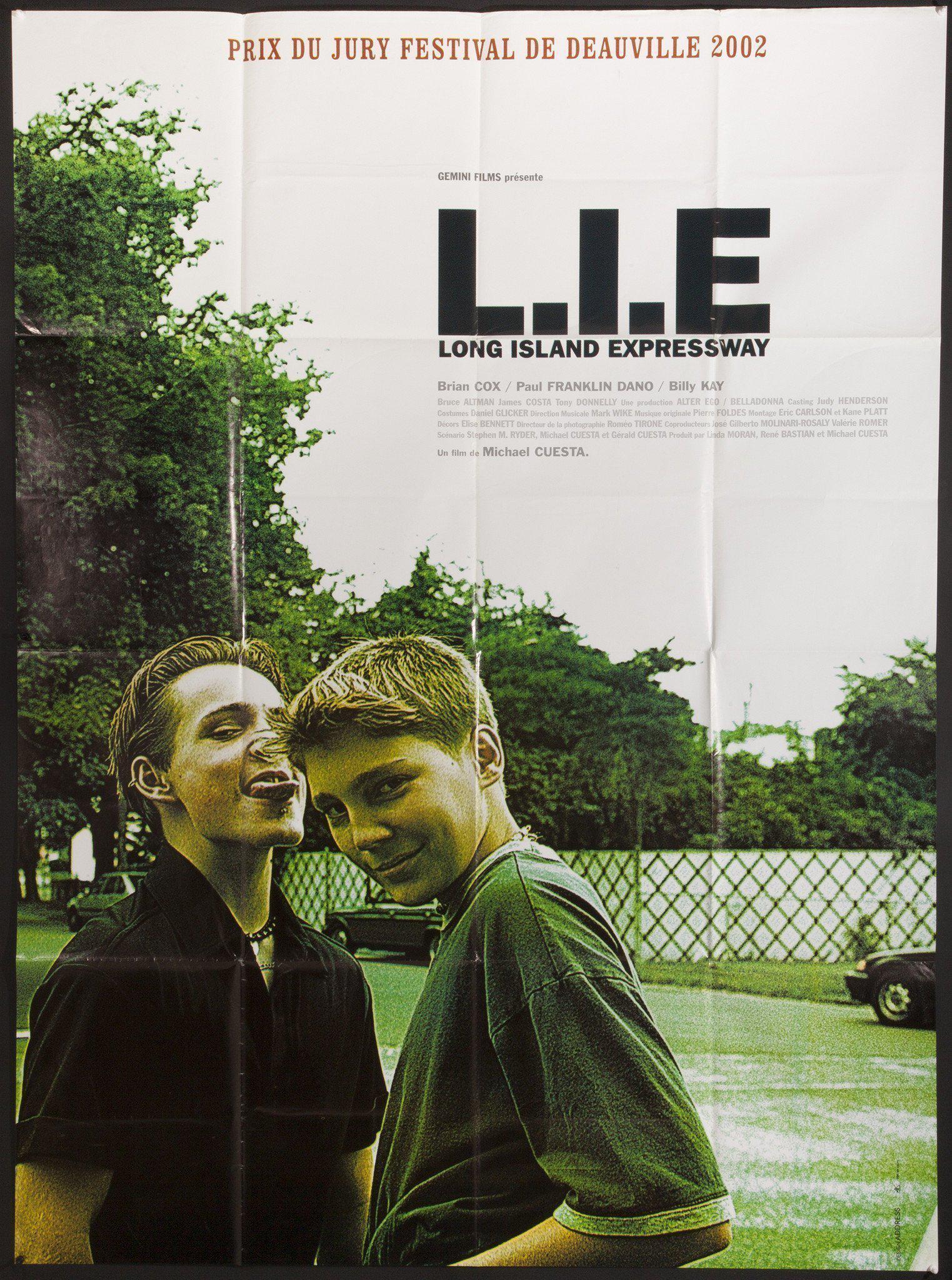 L.I.E. Movie Poster 2002 French 1 panel (47x63)
