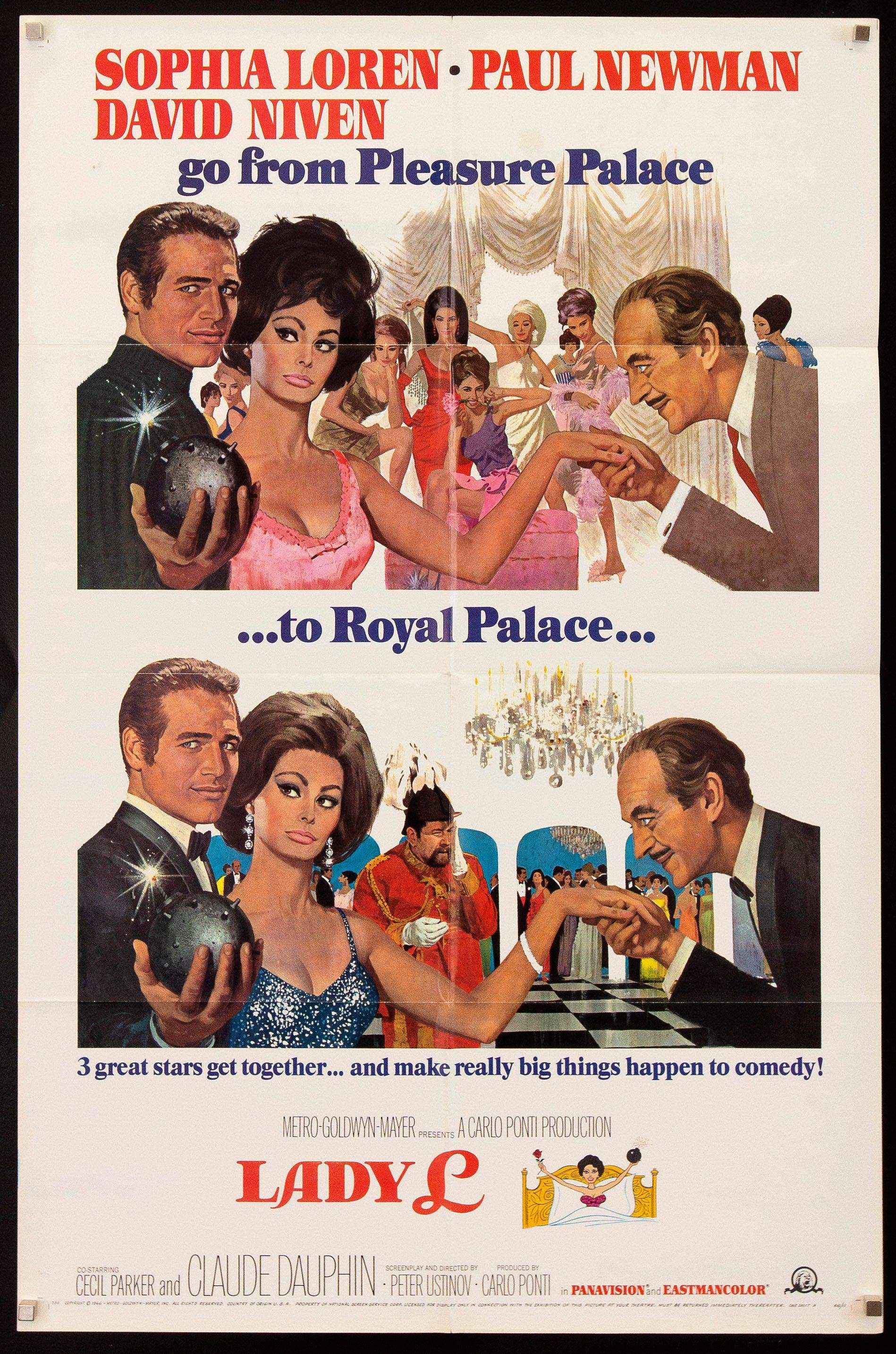 Lady L Movie Poster 1966 1 Sheet (27x41)