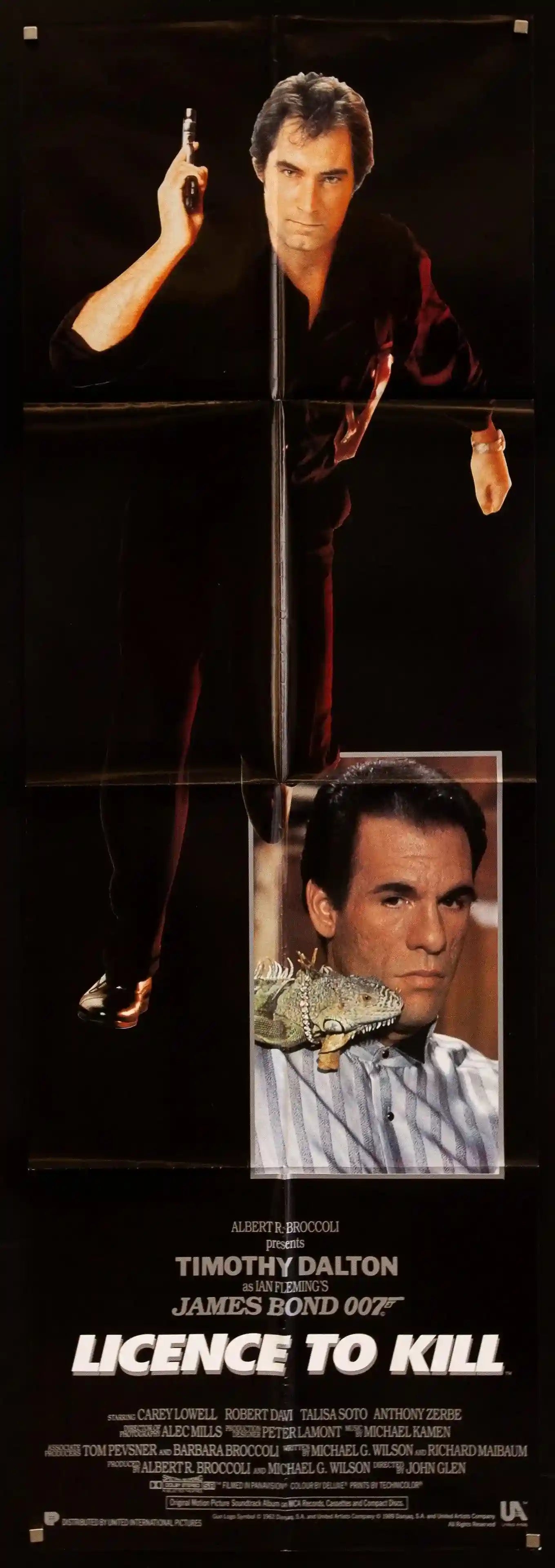 License to Kill Movie Poster 1987 Door Panel (20x60)