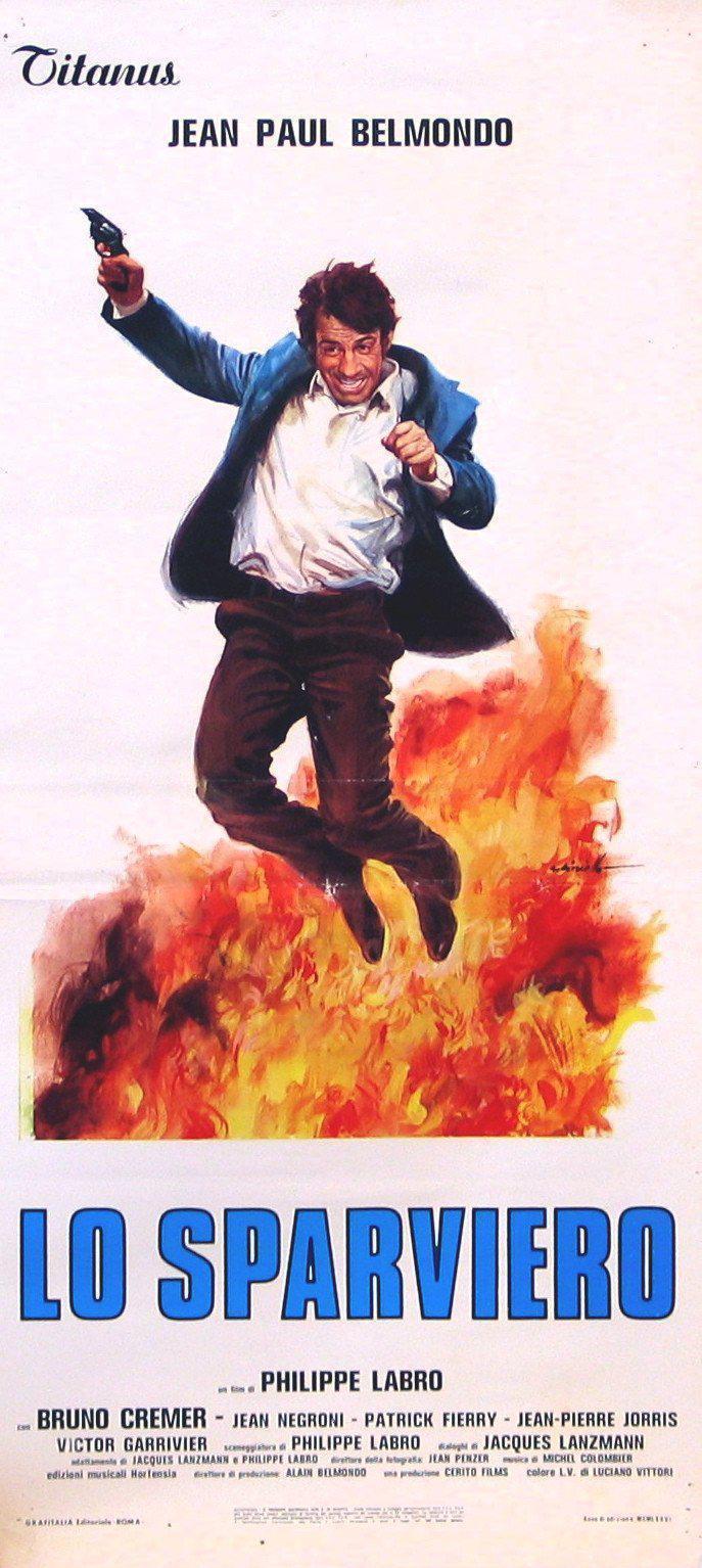 Lo Sparviero Movie Poster 1976 Italian Locandina (13x28)