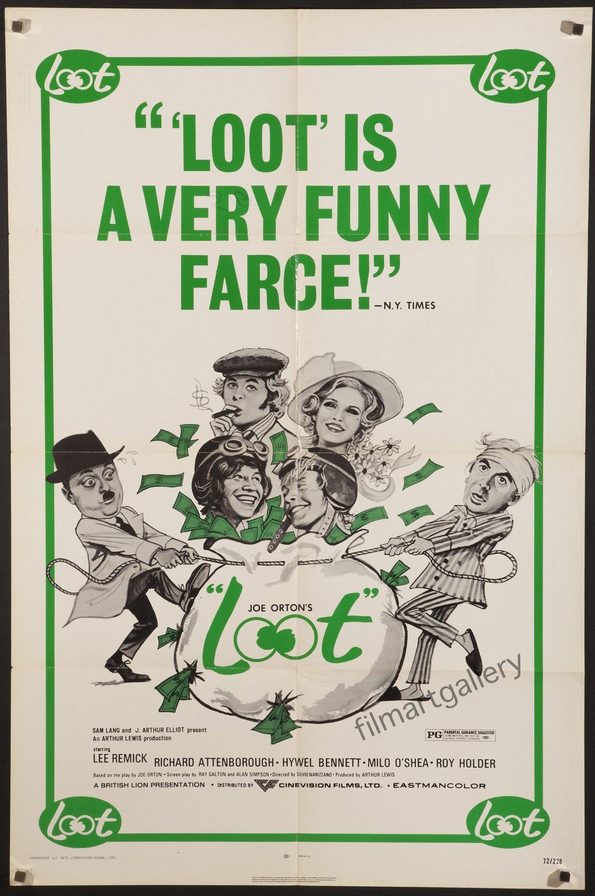 Loot Movie Poster 1972 1 Sheet (27x41)
