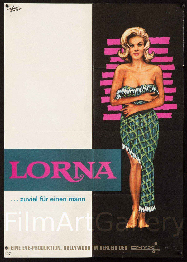 Lorna Movie Poster 1965 German A1 (23x33)