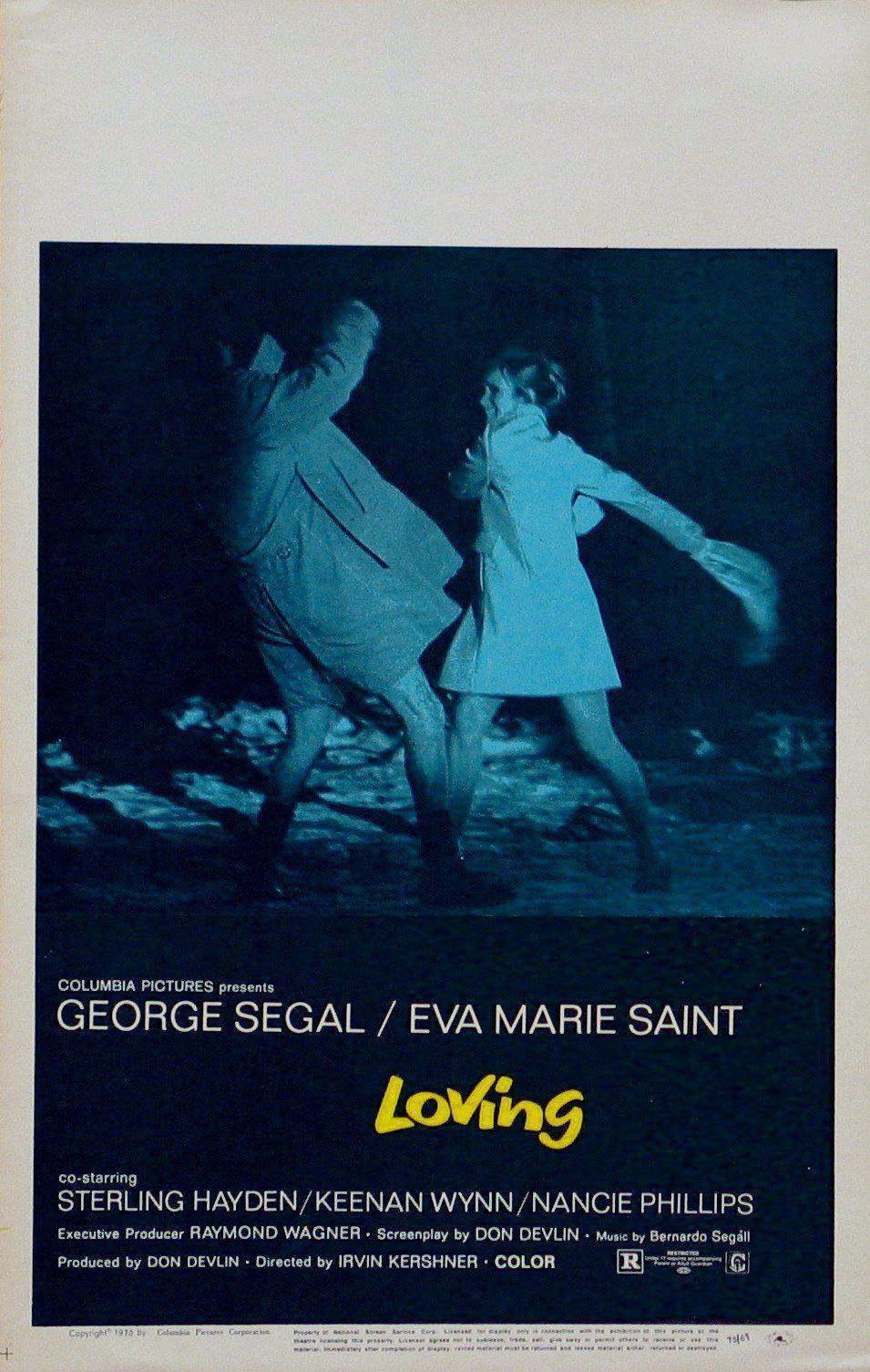 Loving Movie Poster 1970 Window Card (14x22)