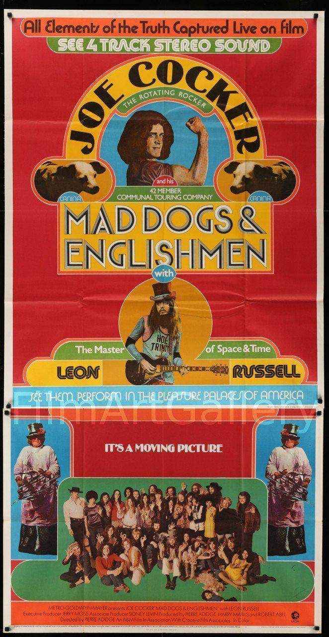 Mad Dogs and Englishmen Movie Poster 1971 3 Sheet (41x81)