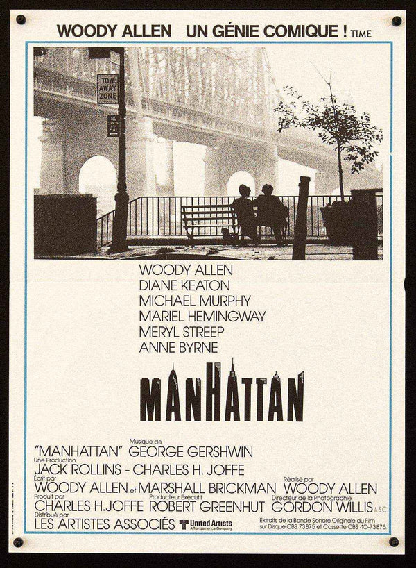 Manhattan Movie Poster 1979 French Mini (16x23)