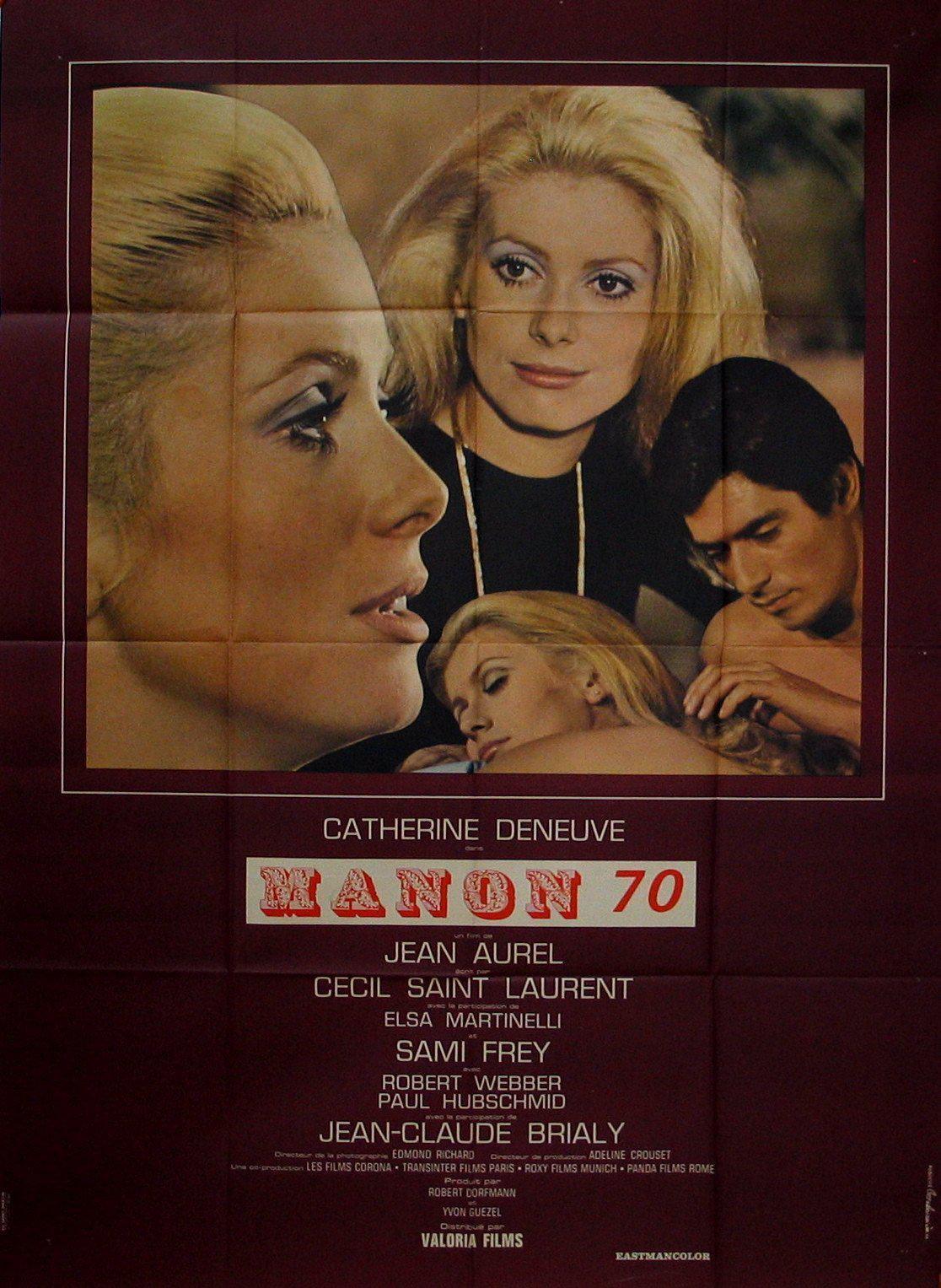 Manon 70 Movie Poster 1968 French 1 panel (47x63)