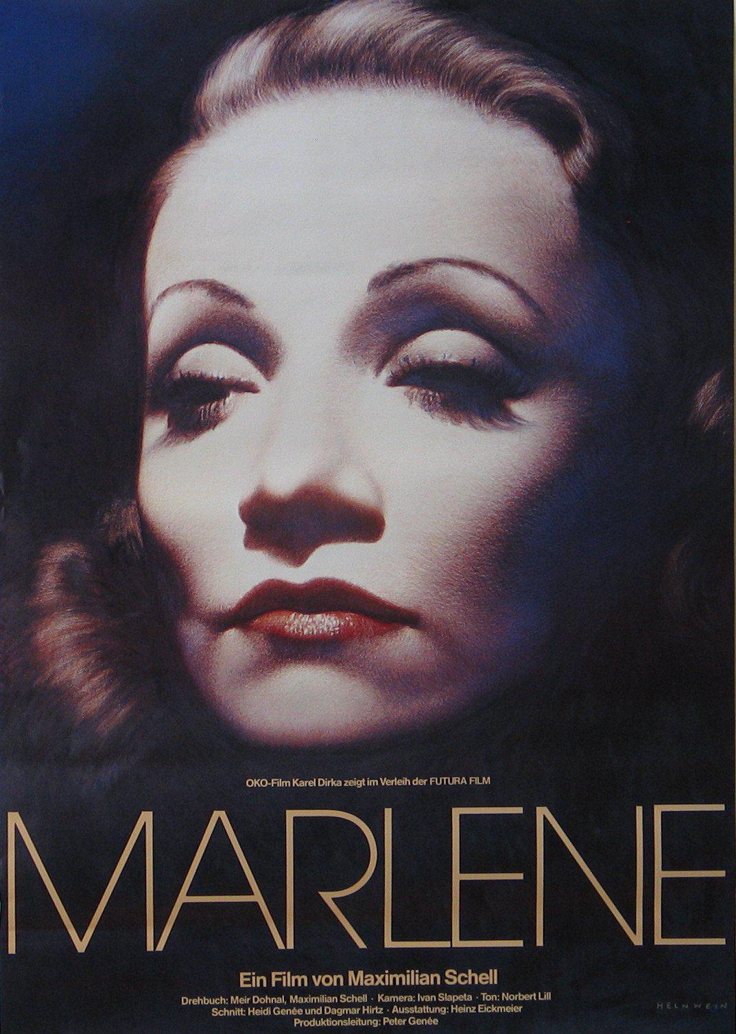 Marlene Movie Poster 1984 German A1 (23x33)