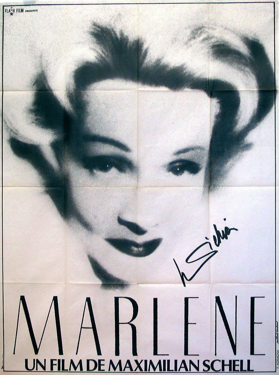 Marlene Movie Poster 1984 French 1 panel (47x63)