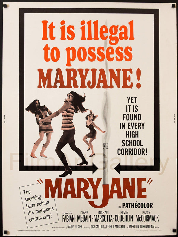 Mary Jane Movie Poster 1968 U.S. 30x40