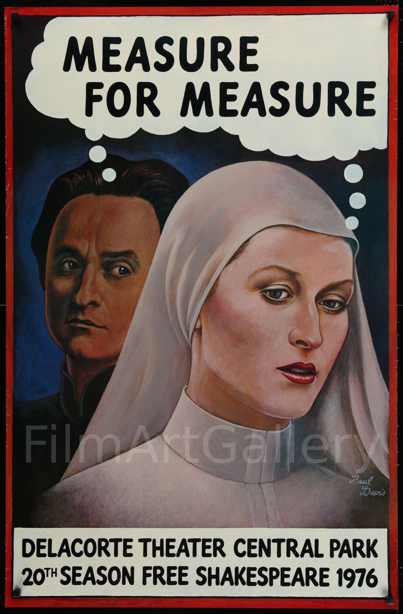 Measure For Measure Movie Poster 1976 30x46