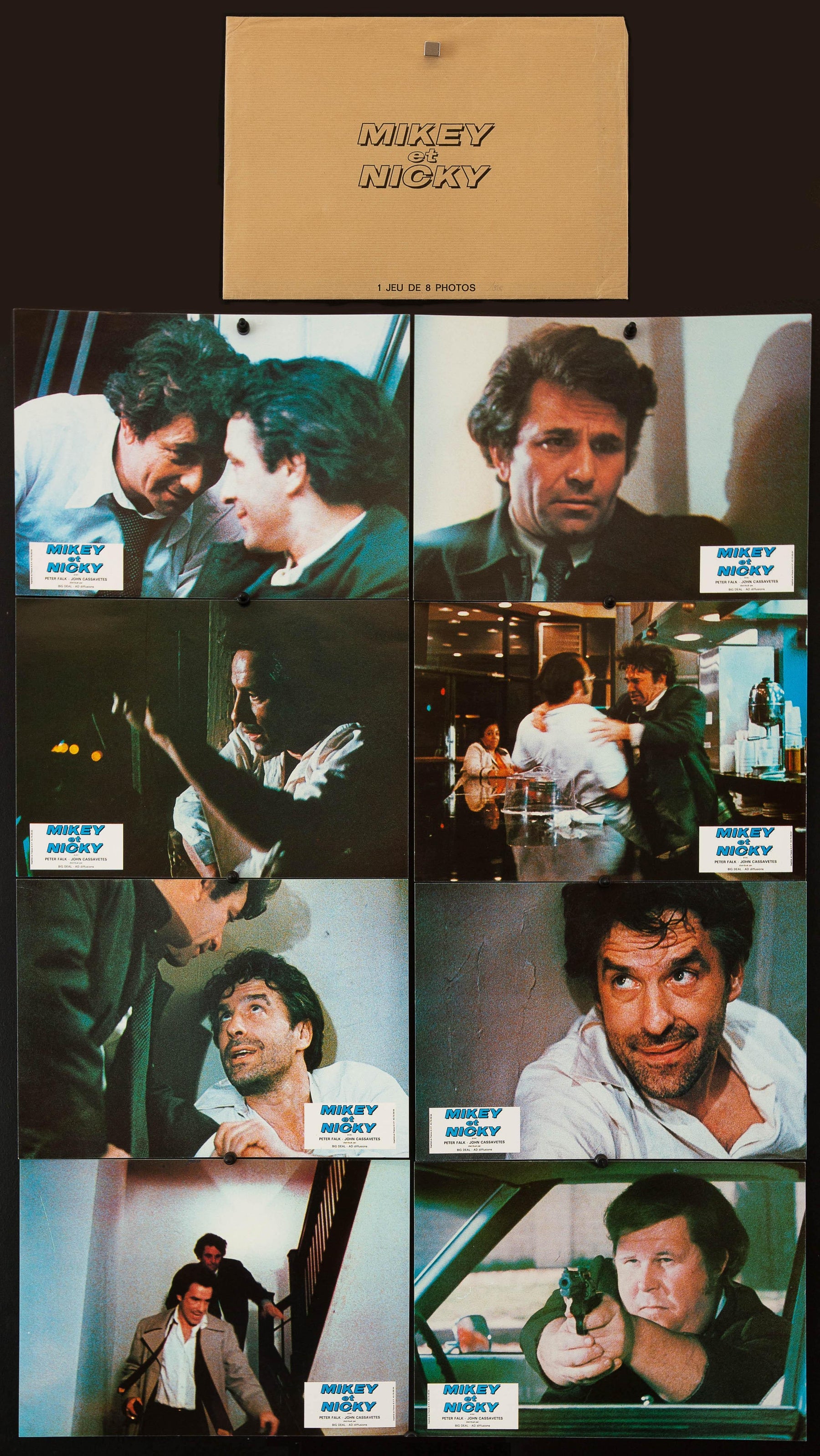 Mikey and Nicky Movie Poster 1987 Lobby Card Set