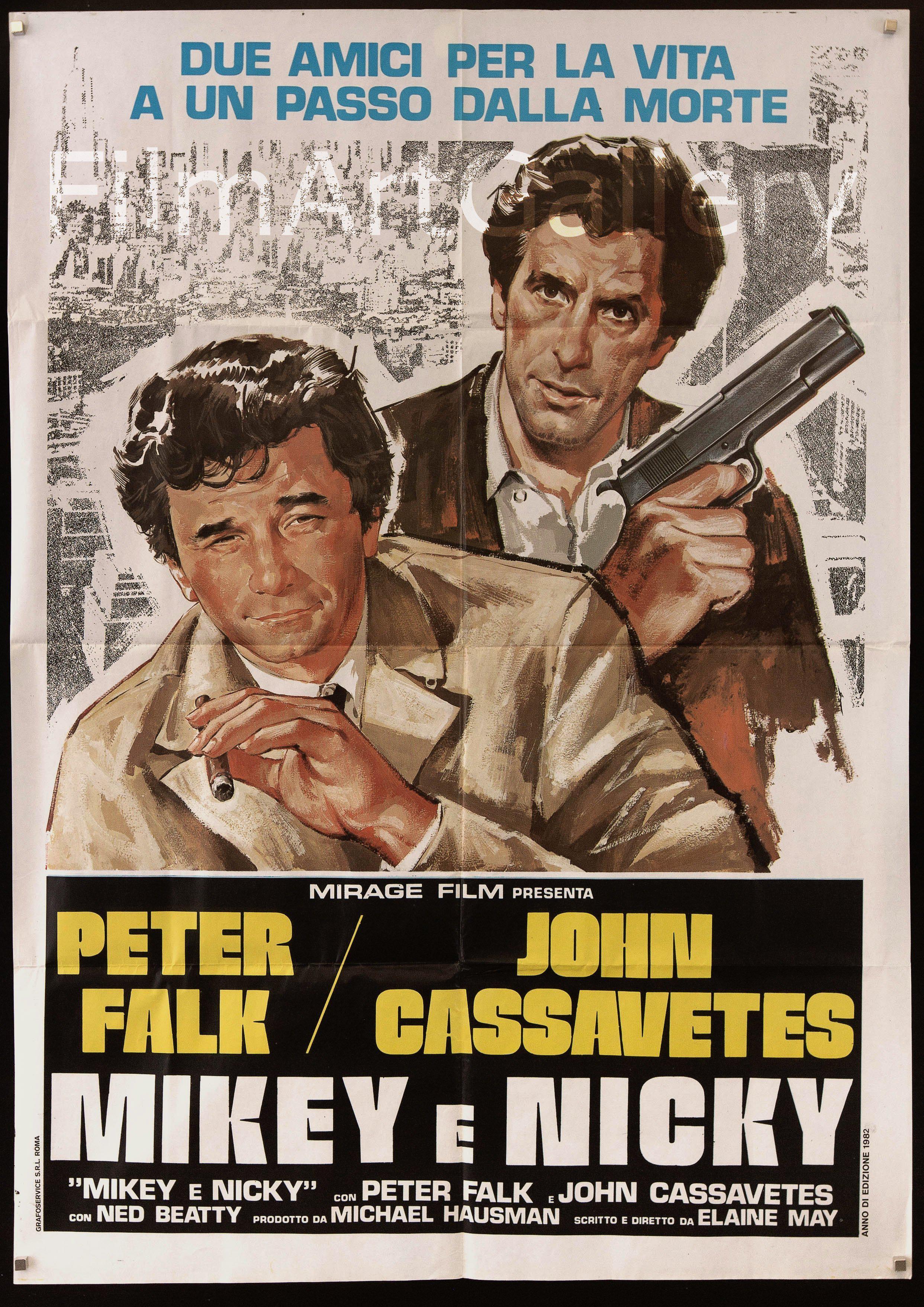 Mikey and Nicky Movie Poster 1982 Italian 2 Foglio (39x55)