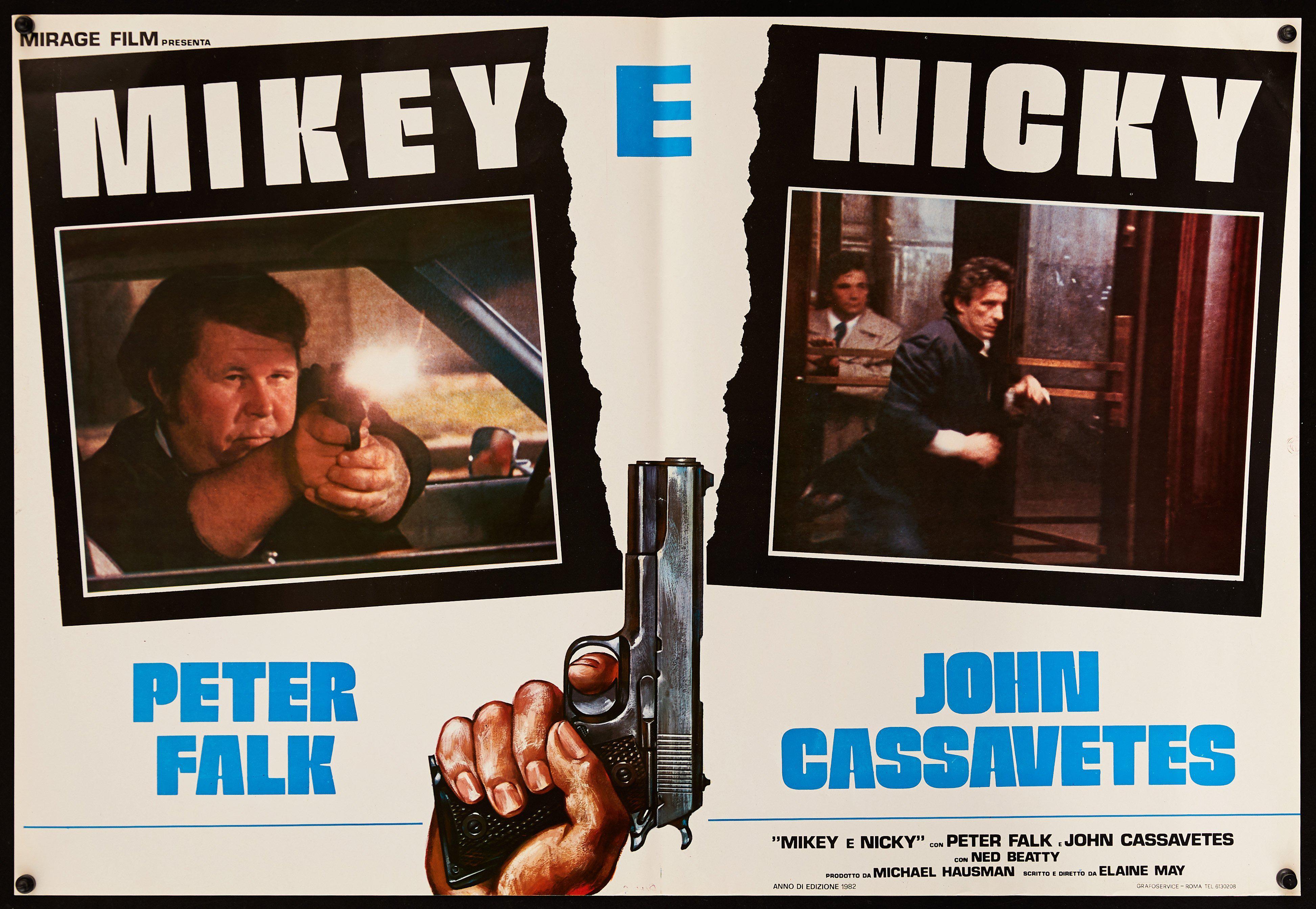 Mikey and Nicky Movie Poster 1982 Italian Photobusta (18x26)