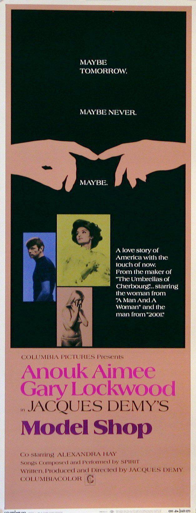 Model Shop Movie Poster 1969 Insert (14x36)