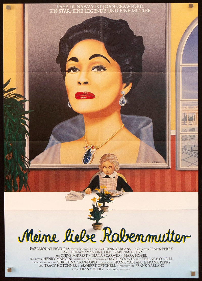 Mommie Dearest Movie Poster 1981 German A1 (23x33)