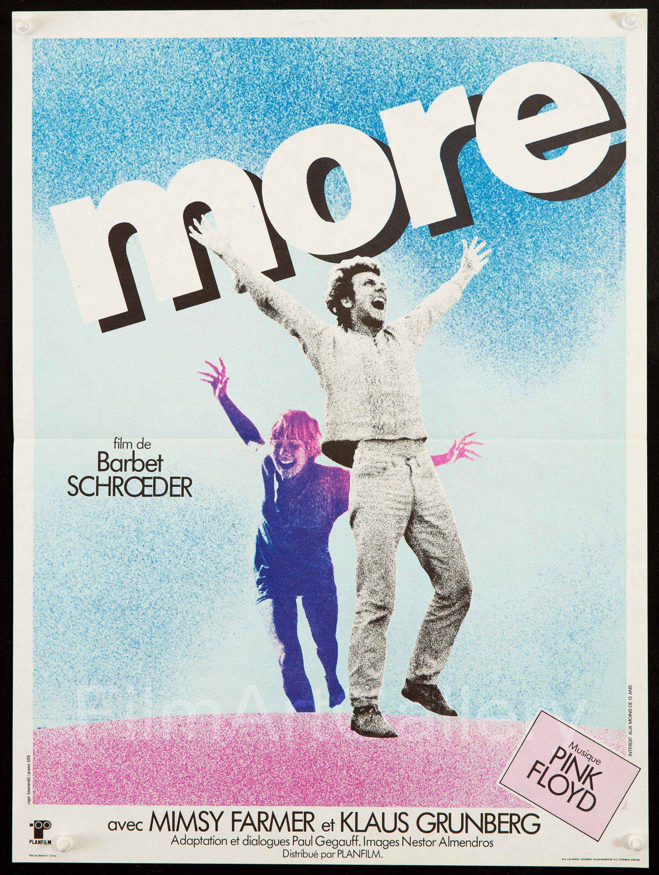 More Movie Poster 1980's RI French mini (16x23)