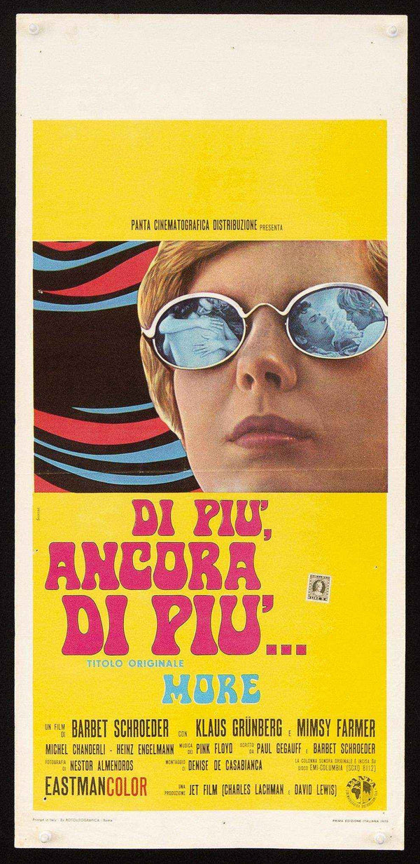 More Movie Poster 1970 Italian Locandina (13x28)