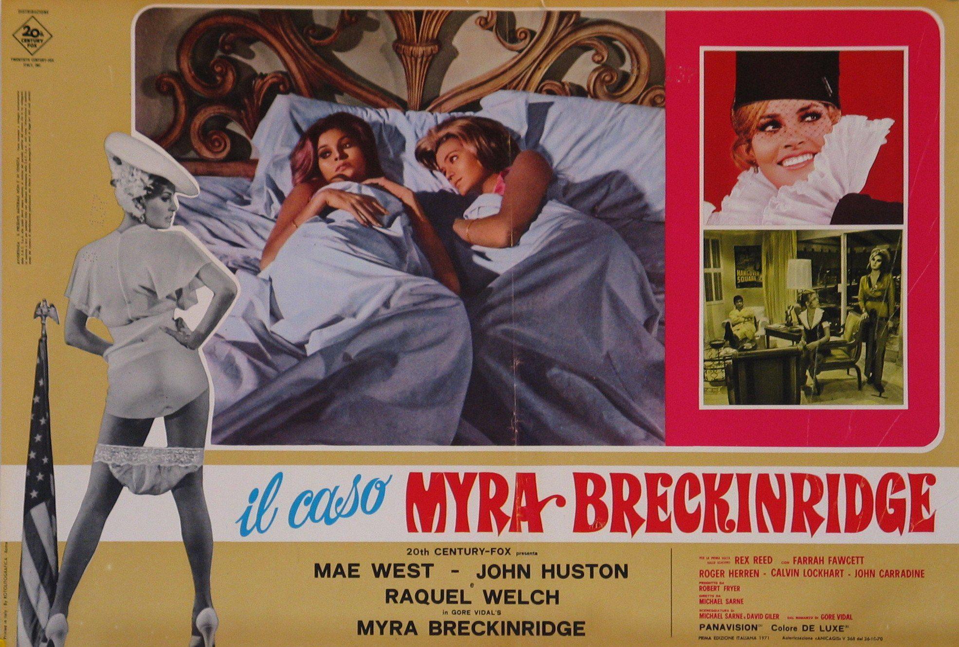 Myra Breckinridge Movie Poster 1971 Italian Photobusta (18x26)