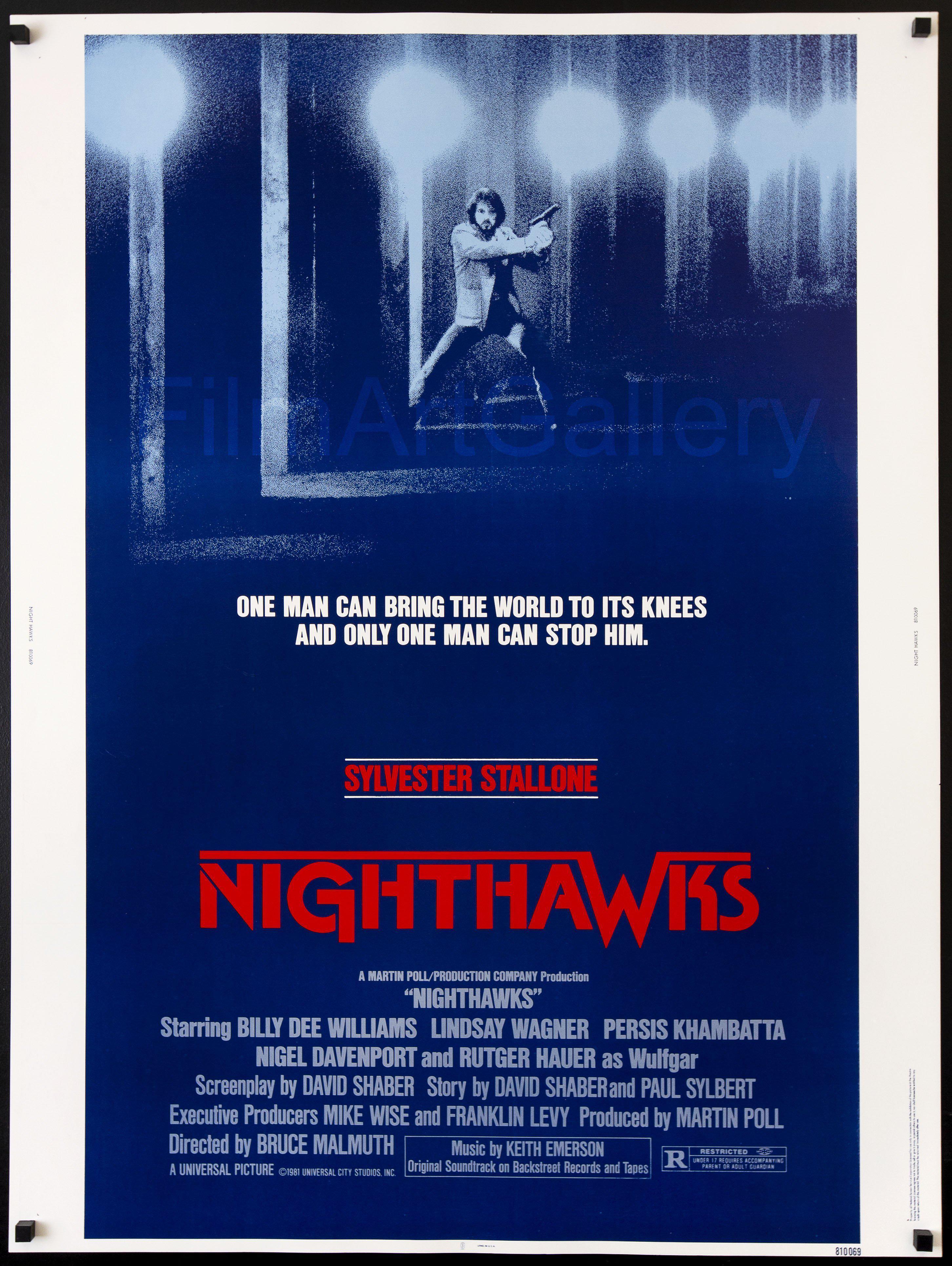 Nighthawks Movie Poster 1981 30x40