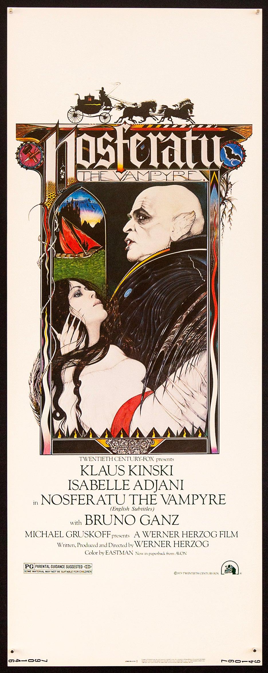 Nosferatu Movie Poster 1979 Insert (14x36) - Film Art Gallery