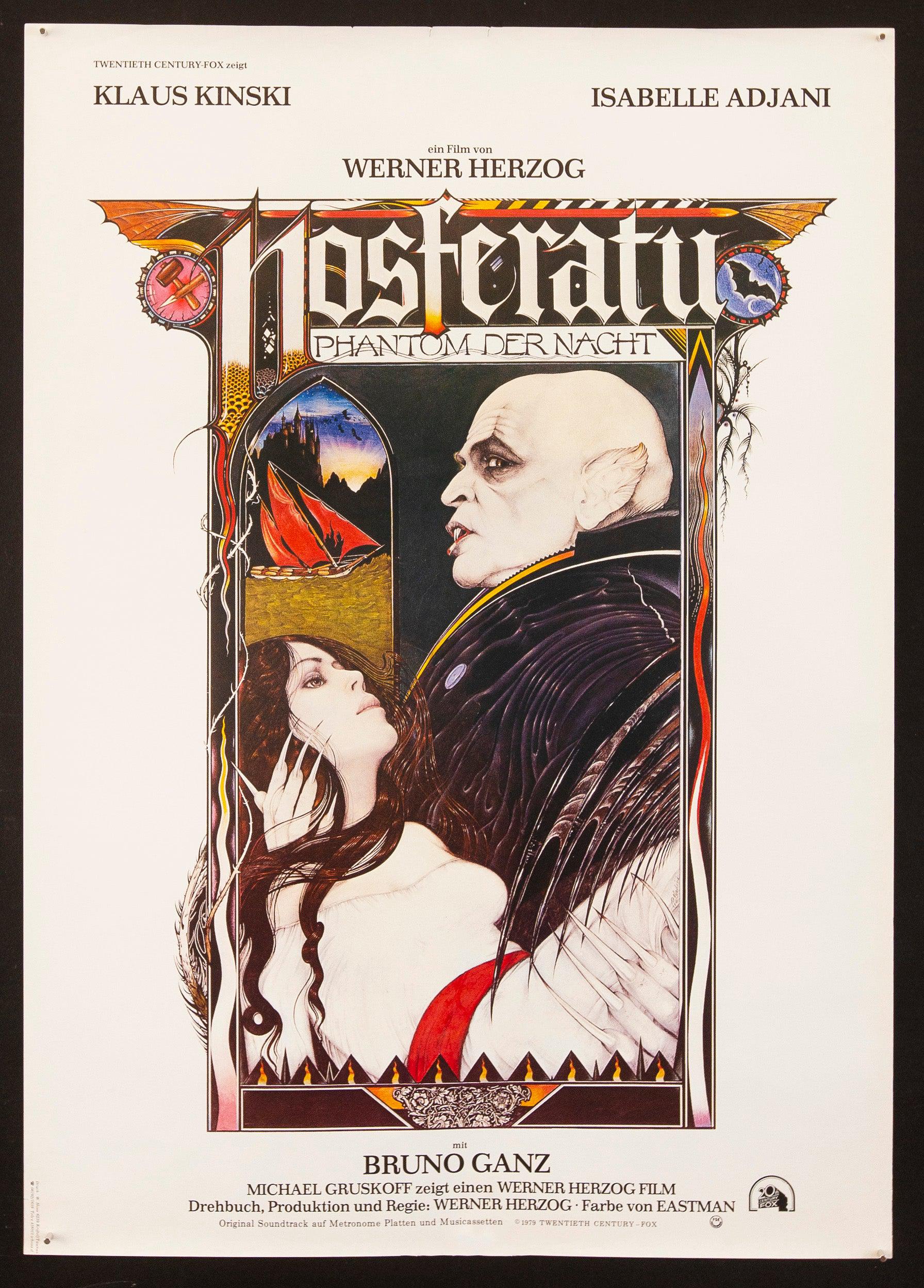 Nosferatu Movie Poster 1979 German A1 (23x33)