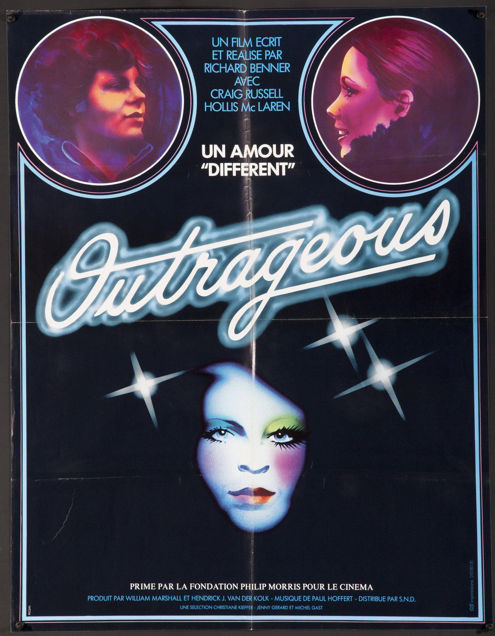 Outrageous! Movie Poster 1978 French small (23x32)